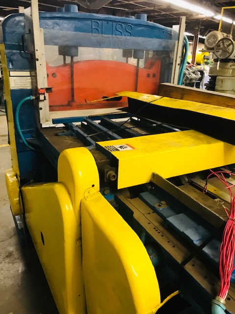 BLISS 1100 Scroll Shear - Melvina Can Machinery